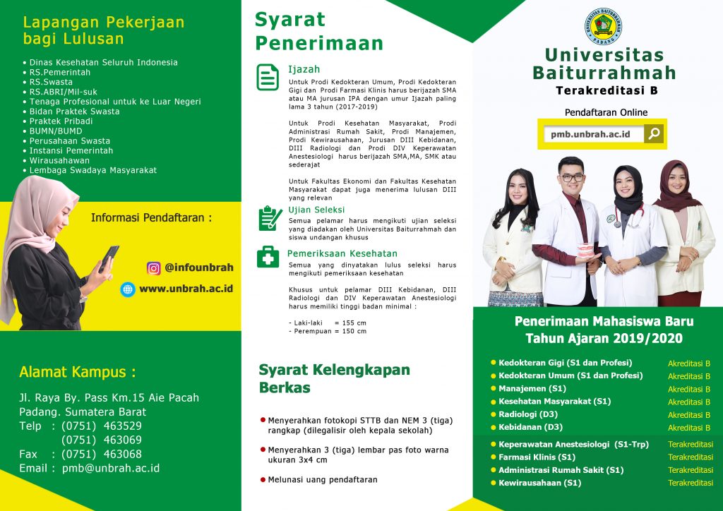 PMB Unbrah – Universitas Baiturrahmah