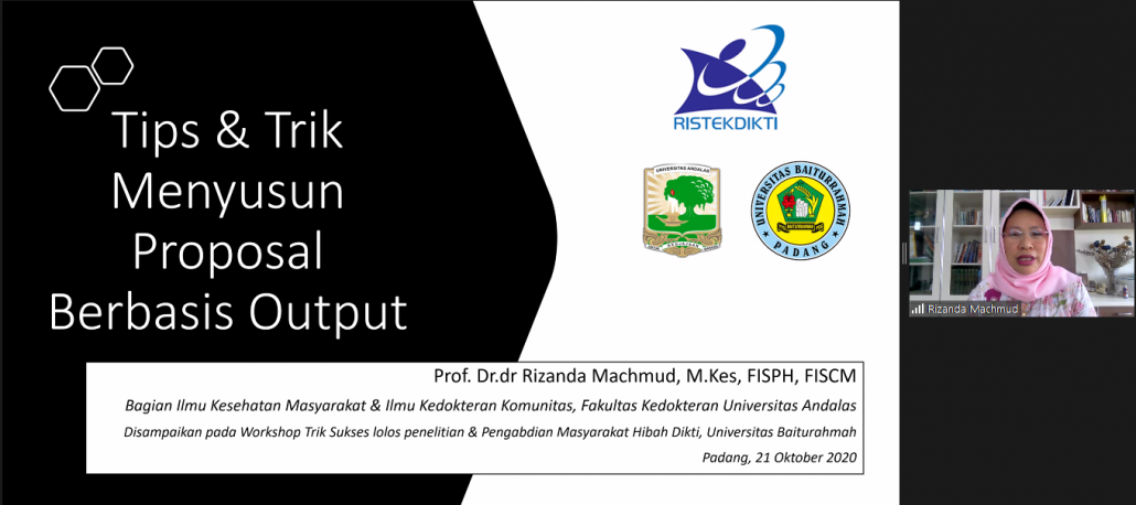 Guru Besar Unand Sharing Tips dan Trik Penelitian Sukses Di Unbrah ...