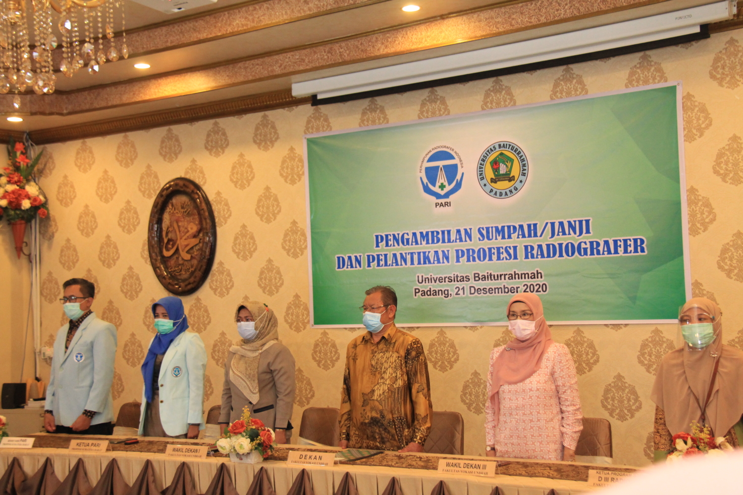 PARI Lantik Lulusan Prodi D3-Radiologi Unbrah Jadi Radiografer ...